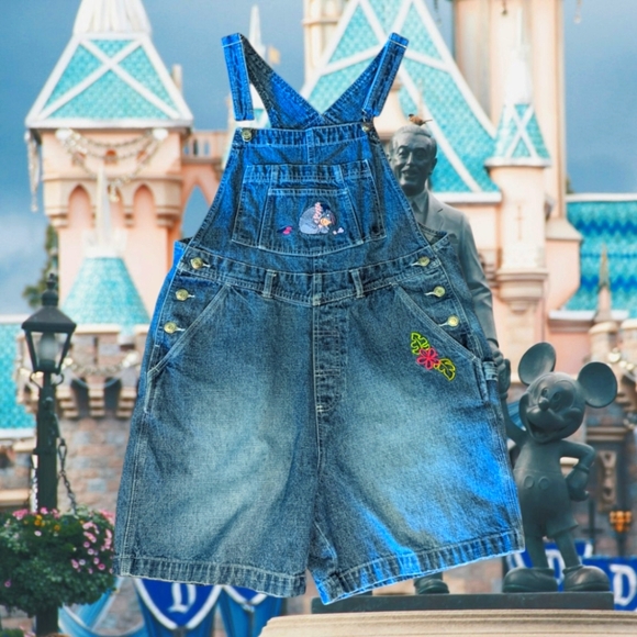 Disney | Shorts | Vtg 9s Disney Rare Winnie The Pooh Eeorye Denim ...